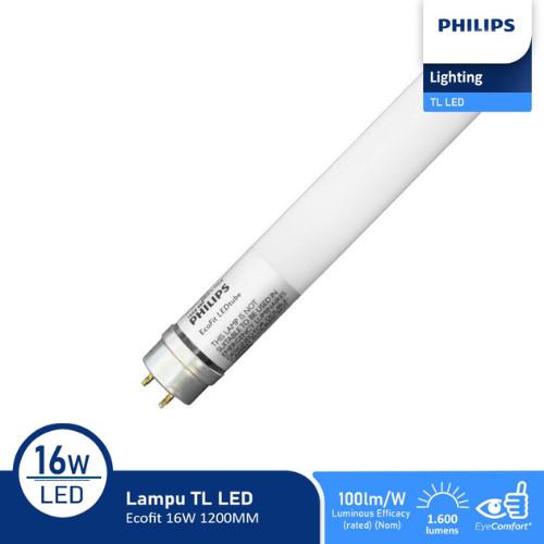 Jual Lampu Philips TL Led Tube T8 Ecofit 16 Watt 1200mm - Kota Palembang - puncak sejahtera ...