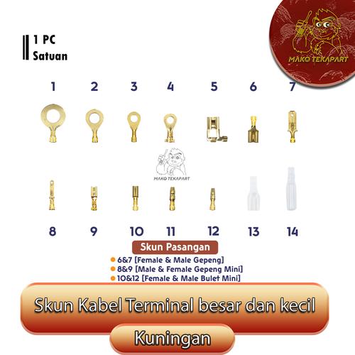 Jual Skun kabel terminal kuningan besar dan kecil - 1 - Jakarta Pusat ...