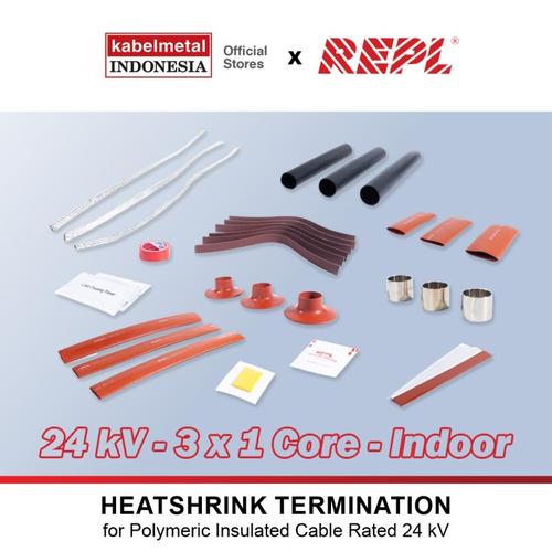 Promo REPL - Heatshrink Termination (untuk Kabel PVC) 24 kV Indoor 3 x ...