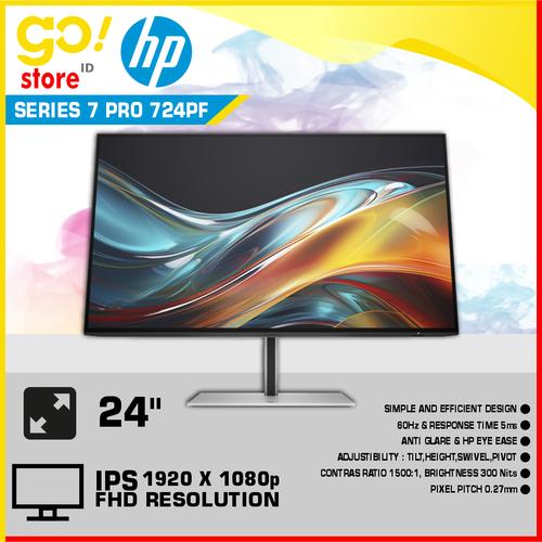 Jual Monitor HP Series 7 PRO 724PF 24" FHD 1080p 60Hz Monitor IPS 24 ...