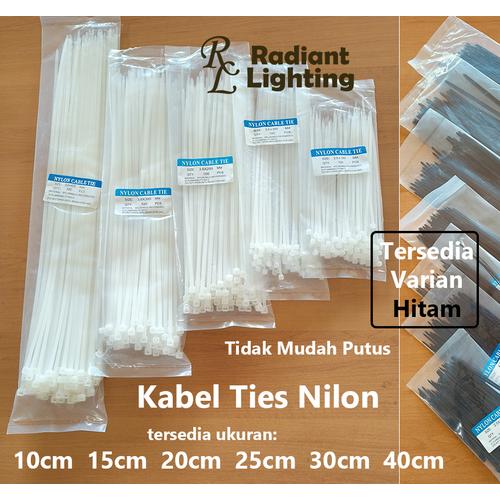 Jual Kabel Tis Nylon Cable Ties High Quality 15cm 20cm 25cm 30cm 40cm ...