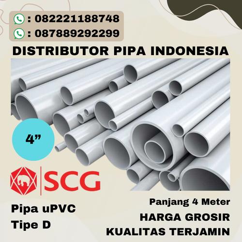 Jual Pipa SCG uPVC 4" Type D - Jakarta Utara - Pusat Pipa dan Baja ...