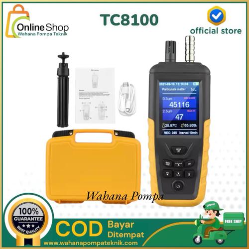 Jual Dust Particle Counter Data Logger PM2.5 PC TC8100 Air Partikel ...