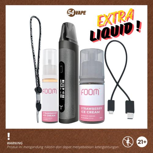 Jual Bundles FOOM Pod Y Kit + FOOM Salt 15ml + FOOM Salt 30ml Authentic ...