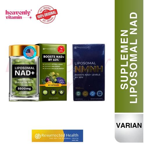 Jual Resurrected Health Boosts NAD+, Liposomal NAD+ 500 mg - 60 ...