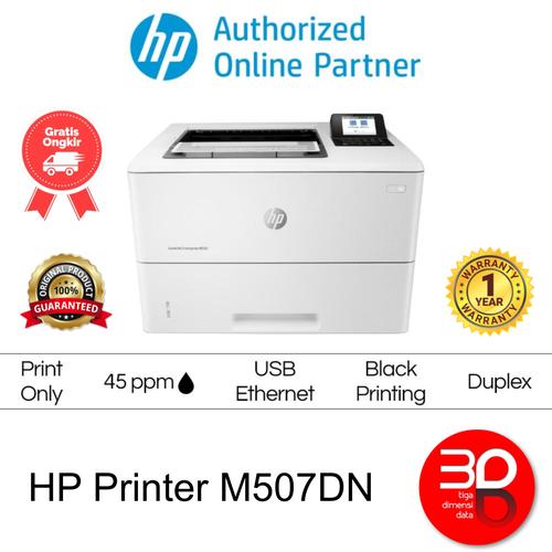 Promo HP Printer LaserJet Enterprise M507DN Print Only, Duplex Original ...