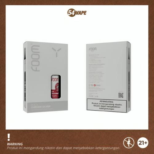 Jual FOOM Pod Y Kit Chrome Silver Authentic - ICY WATERMELON - Jakarta ...