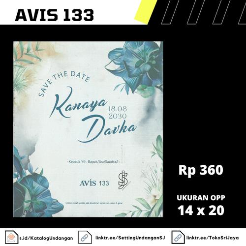 Jual Undangan Pernikahan Blanko Kosong Avis 133 - Kota Surakarta - SJ ...