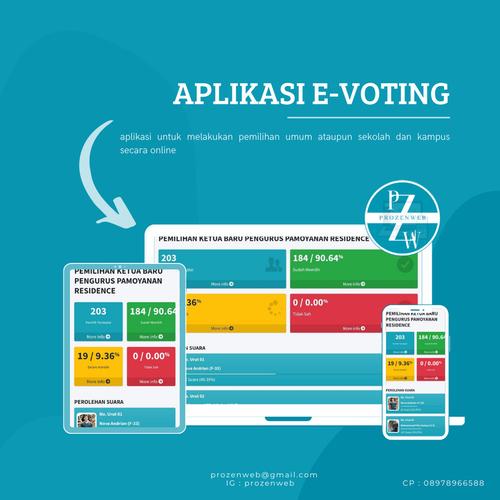 Jual eVotingApp – Aplikasi Voting Online untuk Pemilihan Umum Berbasis Web - Source Code - Kab ...