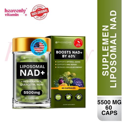 Jual Resurrected Health Boosts NAD+, Liposomal NAD+ 500 mg - 60 Capsules - nad-60 caps - Jakarta ...