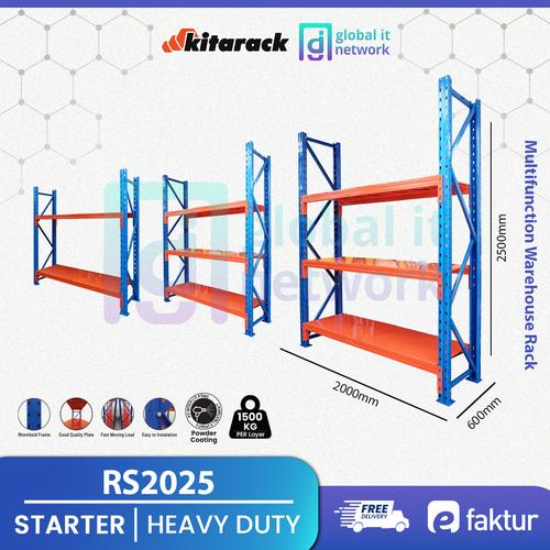 Jual Kitarack RS2025 Starter Rak Gudang Serbaguna Tinggi 2,5 Meter ...