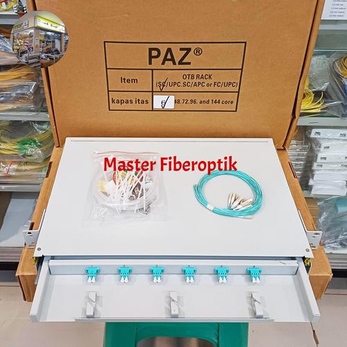 Jual PAZ OTB ODF RACK 12 CORE LC MULTIMODE LENGKAP PIGTAIL OM3 MM ...