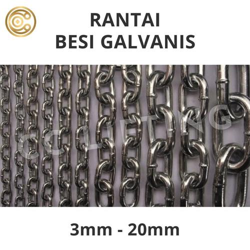 Jual Rantai Besi 6mm Galvanis / 1/4" Galvanized Chain / Rantai Kapal ...