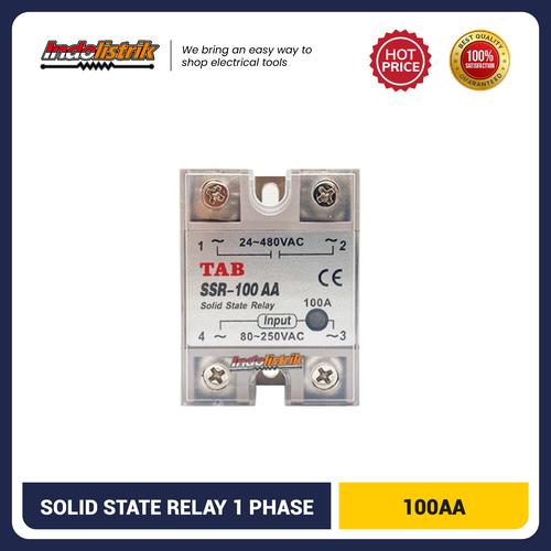 Promo Solid State Relay 1 Phase SSR-100AA TAB - 1 Phase AC-AC 100 ...