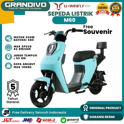Jual Sepeda Listrik UWINFLY M60 M-60 M 60 Electric E Bike Garansi Resmi ...