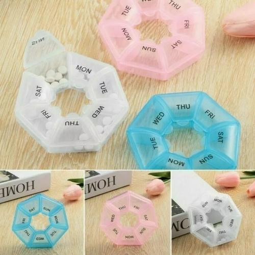 Jual Pill Box 7 Day / Kotak penyimpanan Obat Pil dan Vitamin - Model A ...