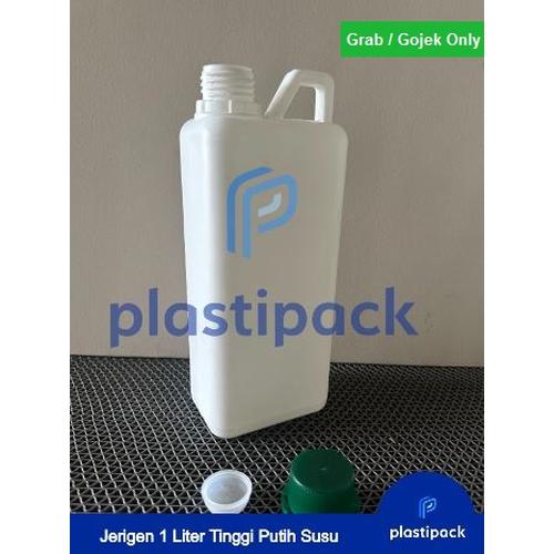 Jual Jerigen 1 Liter Tinggi - Putih Susu / Grab & Gojek Only - Kota ...