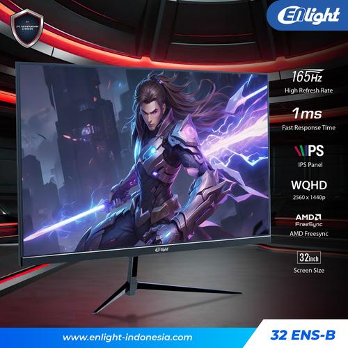 Jual Monitor Enlight 32ENS-B 32 Inch 165Hz 1ms WQHD IPS Gaming Monitor ...