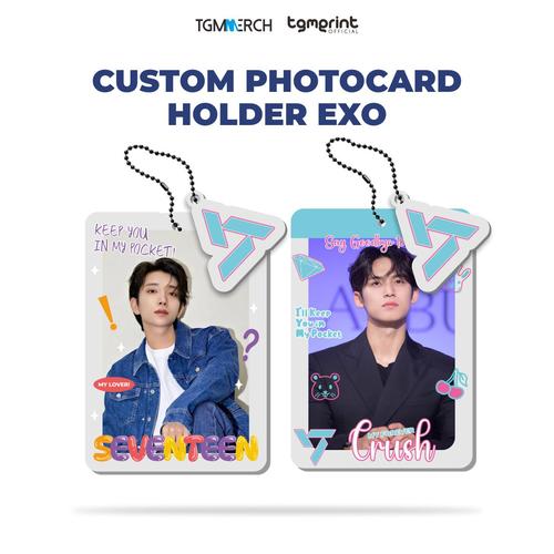 Jual Photocard Akrilik Holder Seventeen | Case PC Idol Korea K-Pop | Print UV - Seventeen 01 ...