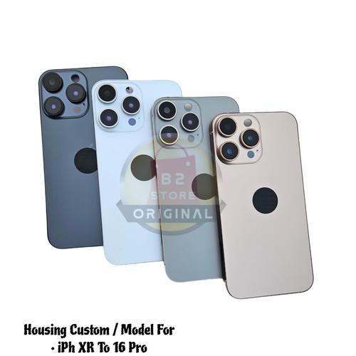 Jual Housing Custom - Back Casing - Kesing For iPh XR To Model iP 16 ...