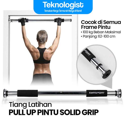 Jual Pull Up Bar Pintu Adjustable Tiang Latihan Pull Up Pintu Door Gym ...