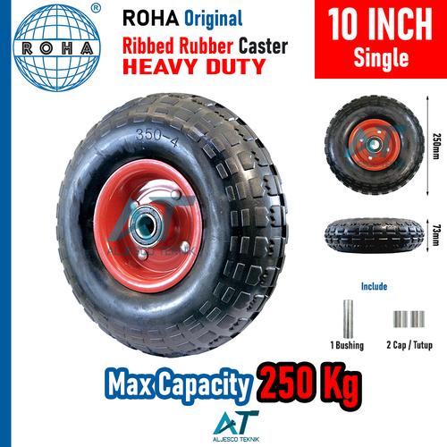 Jual RODA HEAVY DUTY 10 INCH KARET KEMBANG TROLI - GEROBAK - Kota ...