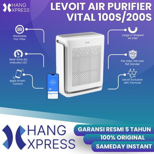 Jual Levoit Vital 100s / 200s Air Purifier Pet Care Smart True HEPA 13 ...