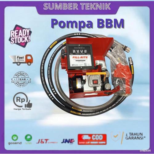 Jual Pompa Solar Pompa BBM FUEL TRANSFER PUMP FILL RITE 60LPM 220V Satu ...