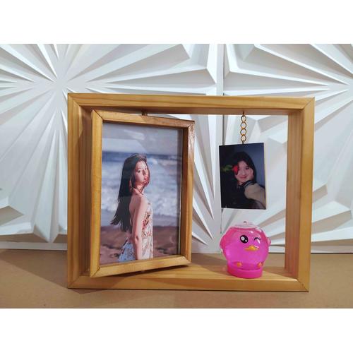 Jual Bingkai Foto Kayu 6 Inci Kreatif Modern Dua Sisi Berputar Bingkai ...