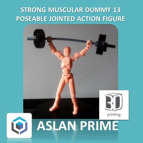 Jual DUMMY 13 STRONG MUSCULAR EDITION JOINTED POSEABLE ACTION FIGURE 3D ...