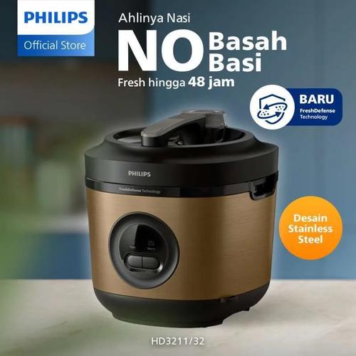 Jual PHILIPS Rice Cooker [1.8 L] HD3211/32 - Bakuhanseki Inner Pot ...