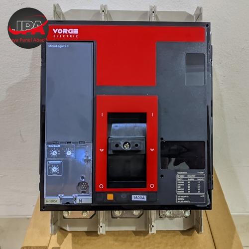 Jual MCCB Breaker adjustable VORGE VR1600N 3P 1600A 3Pole 3Phase setara ...