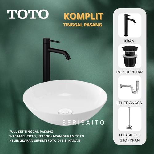 Jual Wastafel TOTO Meja Bulat LW 578 J / Washtafel Keramik LW578 ...