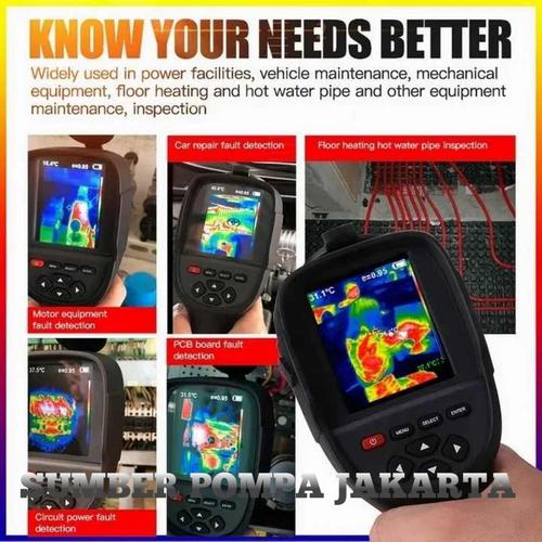Jual HTI HT-18+ Plus Infrared Thermal Imager Camera 256x192 Imaging ...