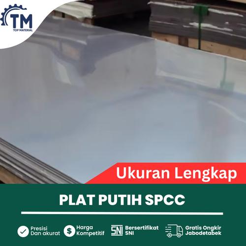 Jual Plat Putih SPCC Tebal 0.35mm 0.40mm 0.50mm 0.60mm 0,70mm 0.80mm 0 ...