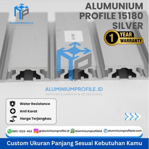 Promo ALUMINIUM PROFILE 15180 SILVER PANJANG 3 METER SANGAT MURAH DAN ...