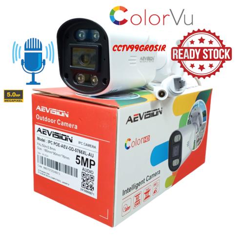 Jual PROMO IP Camera CCTV Outdoor 5MP AEVISION ColorVu Audio PoE ...