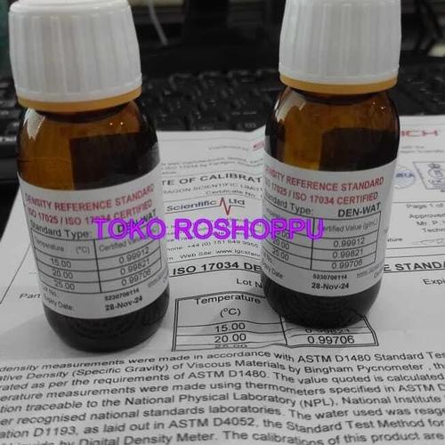 Jual Pure Water Density Standard DENWAT3 - Kab. Bekasi - Toko Roshoppu ...