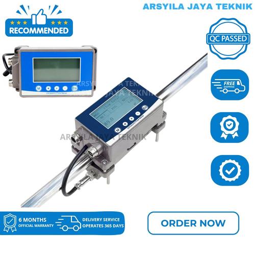 Jual Clamp On Ultrasonic Flow Meter DN15-40 Liquid Tester Flowmeter ...