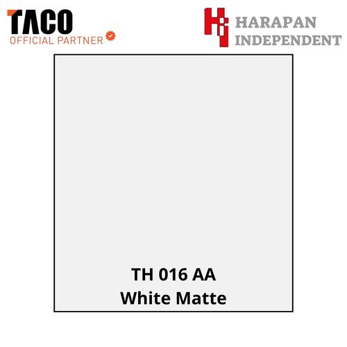 Jual TACO HPL TH 016 AA White Matte - Jakarta Barat - Harapan Independent | Tokopedia