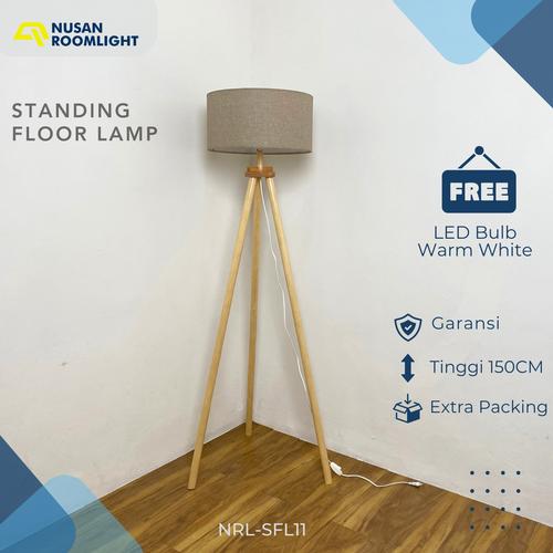 Jual Lampu Lantai Standing Floor Lamp Lampshade Ruangan Aesthetic Tinggi - Kab. Sumedang - NUSAN ...