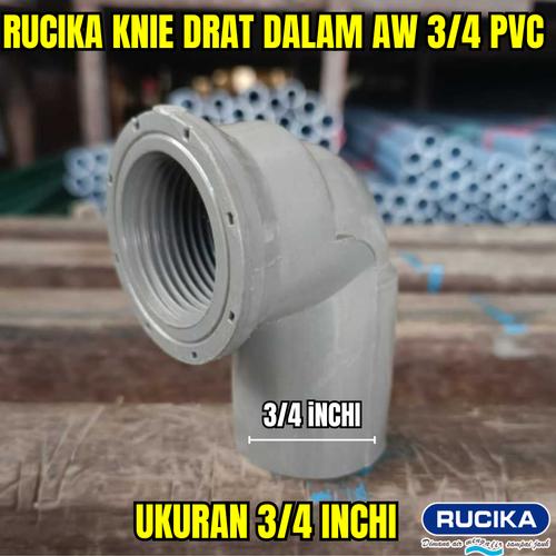 Jual Keni Paralon Fitting Pipa Bengkok AW Knie Drat Dalam KDD Ukuran 3/ ...