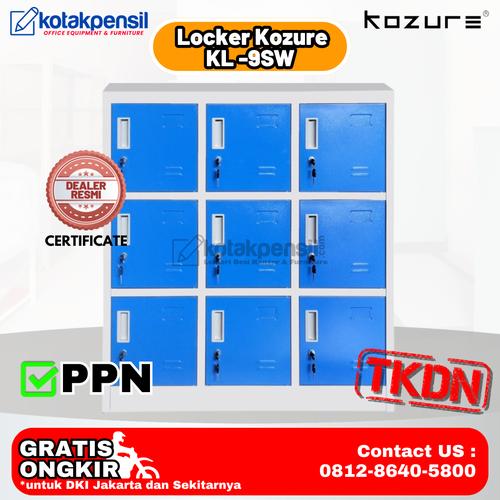 Jual Locker Kozure 9 Pintu Lemari Besi Kozure Kl 9-SW - Biru - Jakarta ...