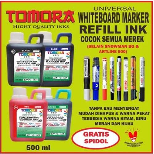 Promo Tinta Spidol Whiteboard Tomora 500 ml Ramah Lingkungan - HIJAU ...