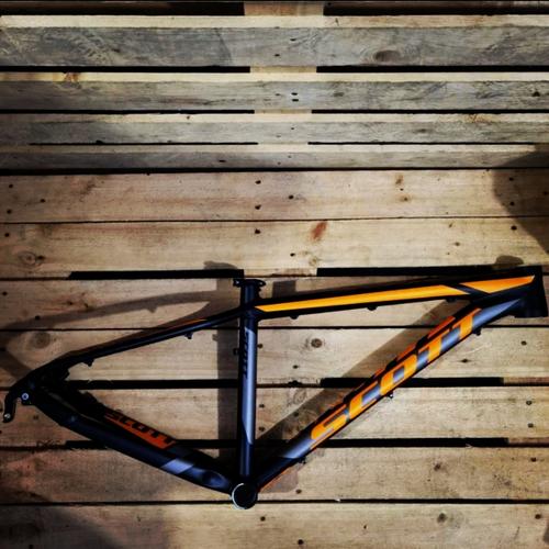 Jual Frameset Scott Scale 740 27.5/S QR Black Orange Include BB ...