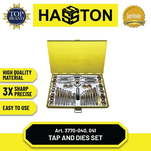 Promo Hasston Snei Tap Set 40pcs / Alat Snei Tap Ulir (3770-041) - Set ...