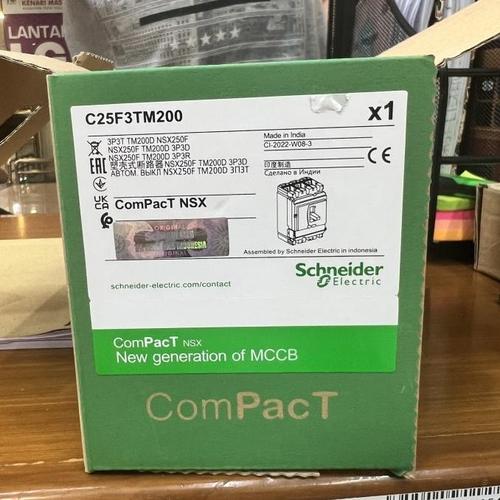 Jual Schneider Mccb Nsx250F 3P 200A/250A C25F3Tm200 Tipe Baru New | New ...