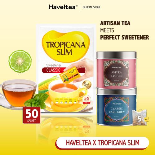 Jual 3 PCS: Tropicana Slim Classic 50s + Amyra Lychee 5s + Haveltea ...