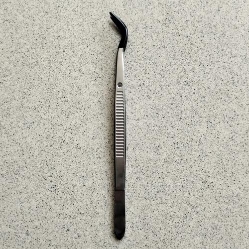 Jual Pinset Uang Kertas Perangko Koin Micro Ujung Hitam Bengkok Plastik ...