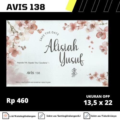 Jual Undangan Pernikahan Blanko Kosong Avis 138 - Kota Surakarta - SJ ...